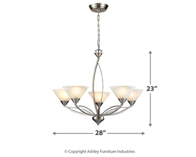 Five Light Chandelier | Ashley Furniture HomeStore