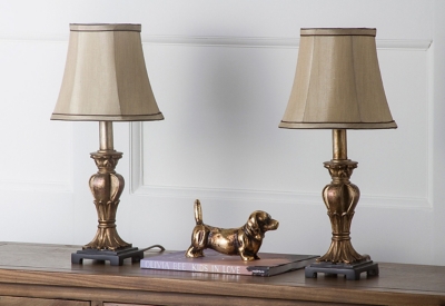 Click here for Safavieh Mini Table Lamp (Set of 2)  Bronze Finish prices