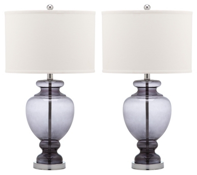 Click here for Safavieh Glass Table Lamp (Set of 2)  Smoke prices