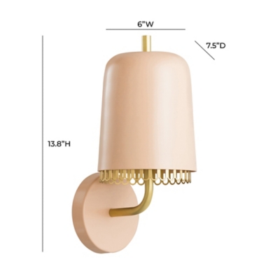TOV Kuli Blush Wall Sconce | Ashley