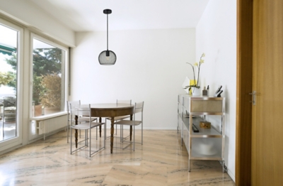 Click here for Living District Keller 1 Light Black Pendant prices