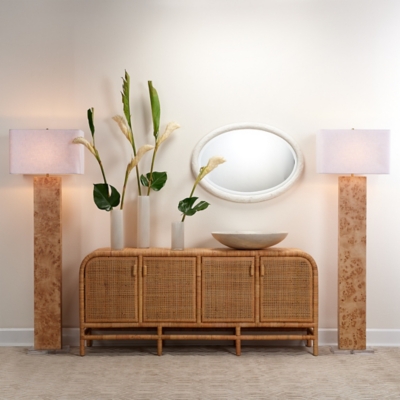 Click here for Relaxed Elegance Mallory Floor Lamp  Natural prices