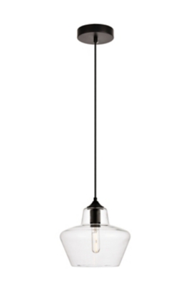 Living District Placido Collection Pendant D9.8 H9.3 Lt:1 Black And ...