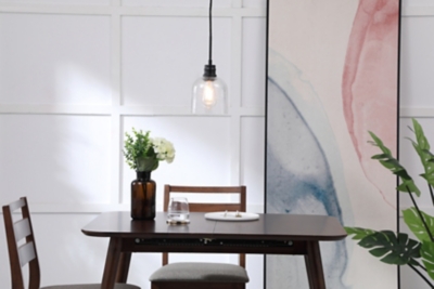 Click here for Living District Gabe 1 Light Black And Clear Seede... prices
