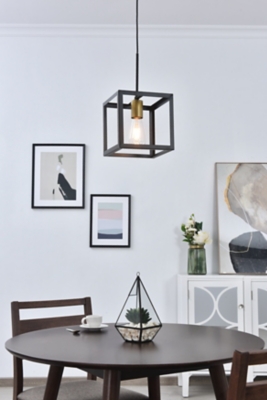 Click here for Living District Resolute 1 Light Brass And Black P... prices