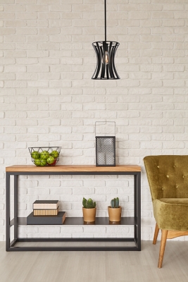 Click here for Living District Lily 1 Light Pendant In Black prices