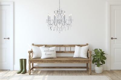 Click here for St. Francis 8 Light Chrome Chandelier prices