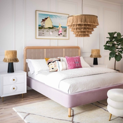 Click here for Sarai Sarai Natural Fringe Pendant  Natural/Brass prices