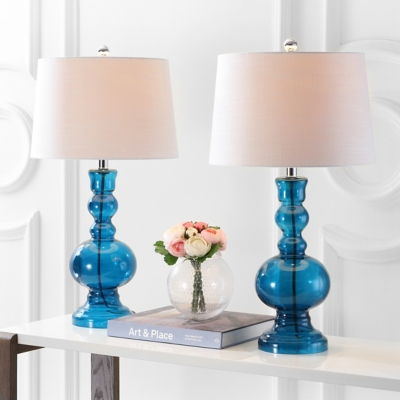 Click here for Jonathan Y Genie Glass LED Table Lamp (Set of 2)... prices