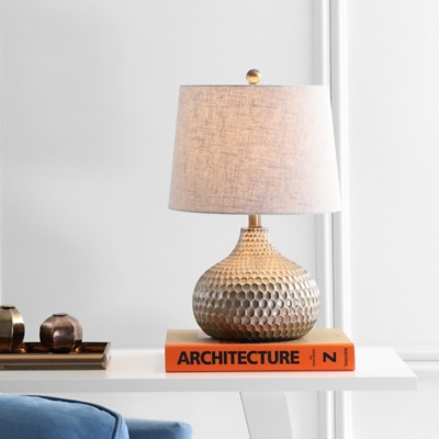 Click here for Jonathan Y Bates Honeycomb LED Table Lamp  Brass G... prices