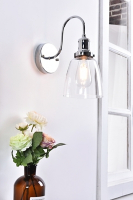 Click here for Felicity 1 Light Chrome Wall Sconce  Chrome/Clear prices
