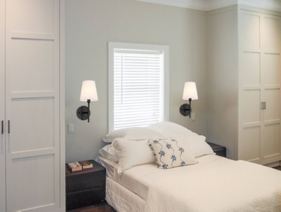 Click here for Cason 1 Light Black And White Shade Wall Sconce prices