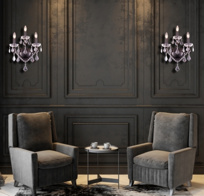 Click here for St. Francis 3 Light Dark Bronze Wall Sconce prices