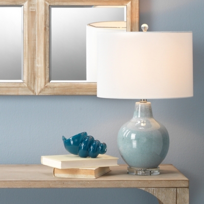 Click here for Relaxed Elegance Nolan Table Lamp  Blue prices