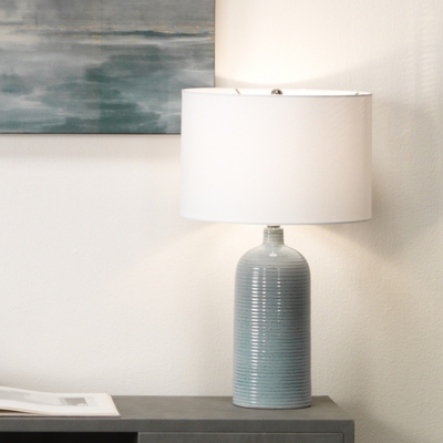 Click here for Relaxed Elegance Amir Table Lamp  Blue prices