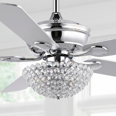 Jonathan Y Cammy 3-Light Traditional Transitional Iron LED Ceiling Fan ...