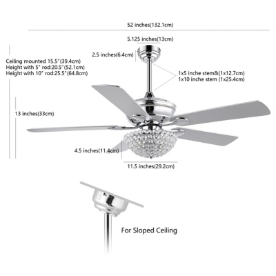 Jonathan Y Cammy 3-Light Traditional Transitional Iron LED Ceiling Fan ...