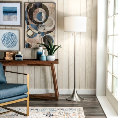 Click here for nuLOOM Ballwin 64 Metal Floor Lamp  Silver prices