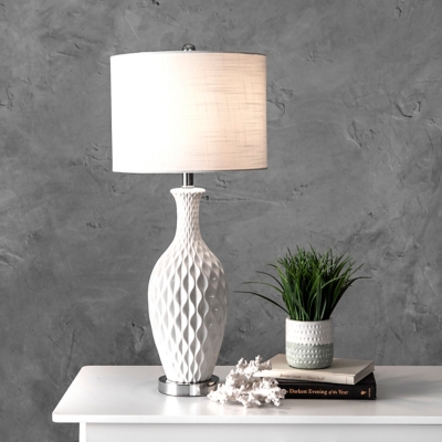 Click here for nuLOOM Irvine 28 Ceramic Table Lamp  Ivory prices