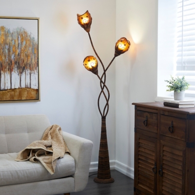 Click here for Bayberry Lane Plant Floor Lamp  Brown prices