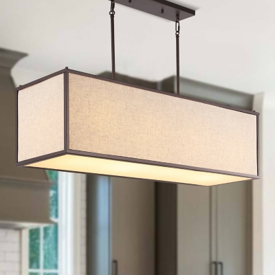 Click here for Jonathan Y Cole 42 4-Light Rectangular Linen Linea... prices