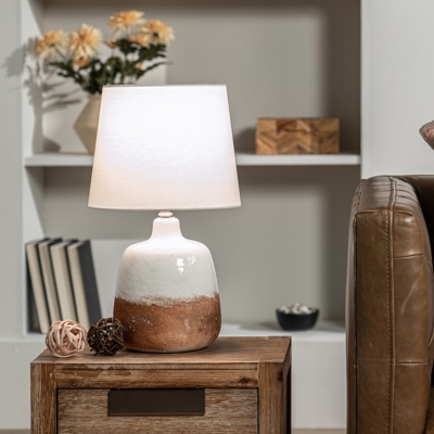 Click here for nuLOOM 18-inch Ombre Ceramic Table Lamp  White prices