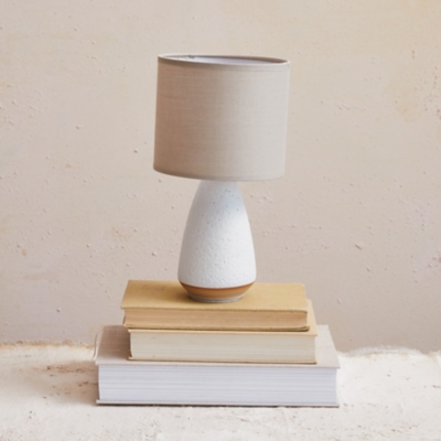 Click here for Storied Home Matte Table Lamp with Speckled Finish... prices