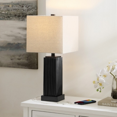 Click here for Safavieh Park Table Lamp With USB Port  Black prices