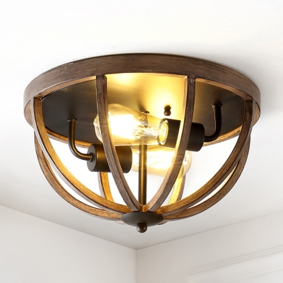 Click here for Jonathan Y 2-Light Flush Mount  Brown prices