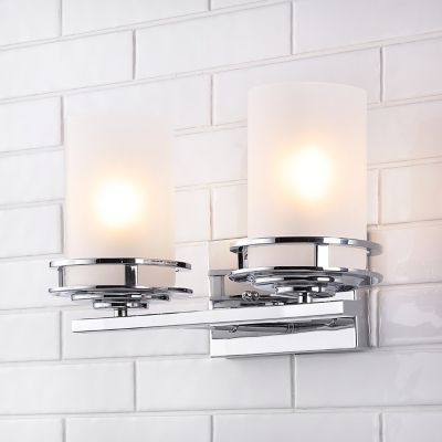 Click here for Jonathan Y 2-Light LED Vanity Sconce  Silver prices