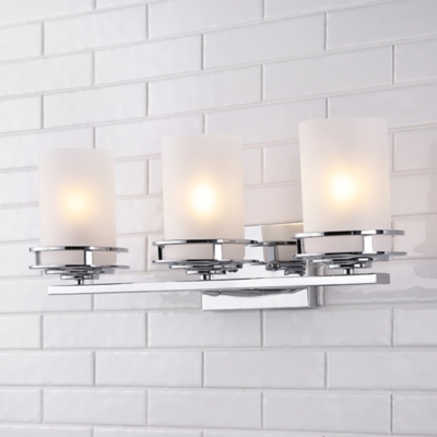 Click here for Jonathan Y 3-Light LED Vanity Sconce  Silver prices