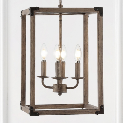Click here for Jonathan Y 4-Light Adjustable LED Pendant  Brown prices