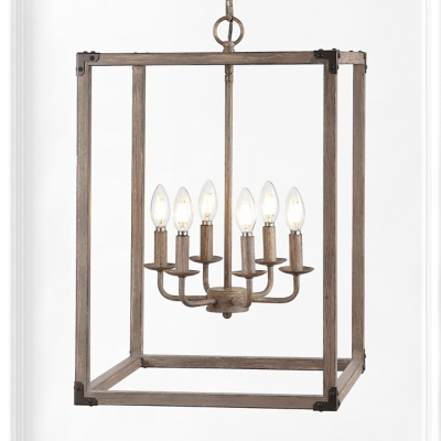Click here for Jonathan Y 6-Light Adjustable LED Pendant  Brown prices