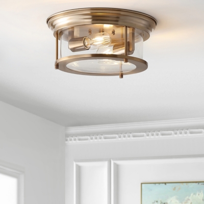 Click here for Jonathan Y Lauren 2-Light Flush Mount Light  Brass... prices