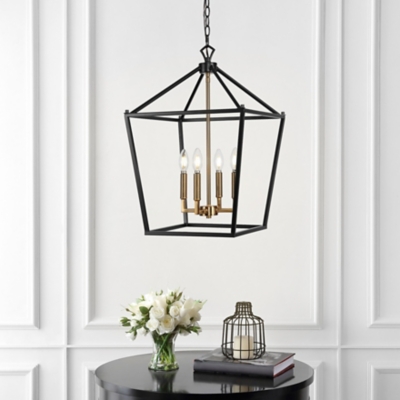 Click here for Jonathan Y Pagoda 4-Bulb LED Pendant Light  Bronze... prices