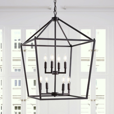 Click here for Jonathan Y Pagoda 8-Bulb Pendant Light  Bronze prices
