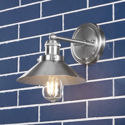 Click here for Jonathan Y 1-Light Shade Sconce  Nickel prices