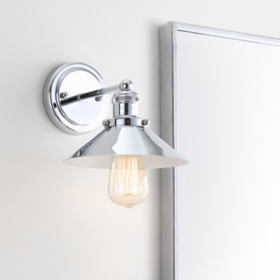 Click here for Jonathan Y 1-Light Shade Sconce  Silver prices