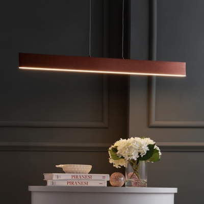 Click here for Jonathan Y Draper LED Pendant Light  Anodized Bron... prices