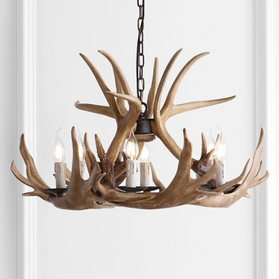 Click here for Jonathan Y Nelle 6-Light Chandelier  Brown prices