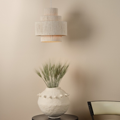 Click here for Relaxed Elegance Sophia Pendant Light  Off White prices