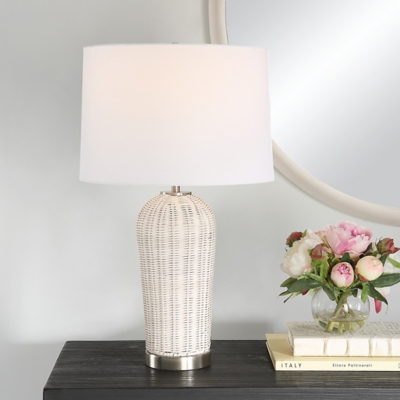 Click here for Exalted Living Table Lamp  White prices