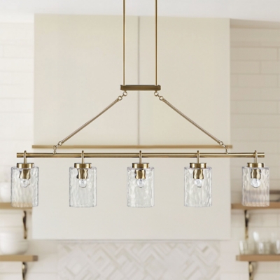 Click here for Ink+Ivy Curiana 5-Light Chandelier  Antique Brass prices