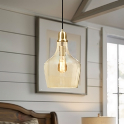 Click here for Ink+Ivy Auburn Pendant Light  Gold/Amber prices