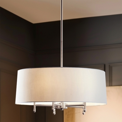 Click here for Hampton Hill Presidio 5-Light Chandelier  Silver/W... prices