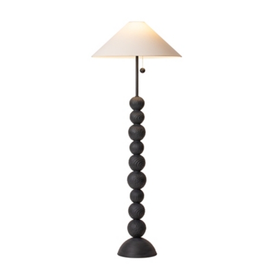Click here for Ashley Luxe Stacked Sphere Floor Lamp  French Silv... prices