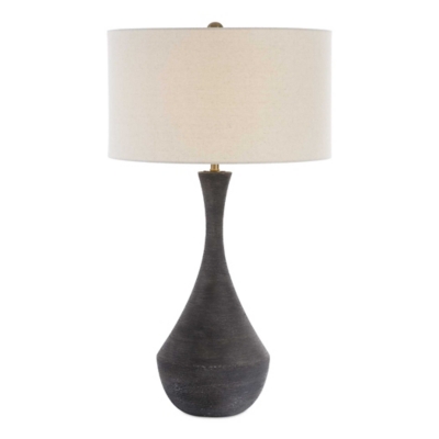 Click here for Ashley Luxe Textured Ceramic Table Lamp  Black prices