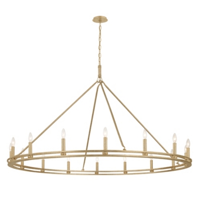Click here for Ashley Luxe Ring Candle Chandelier  Black prices