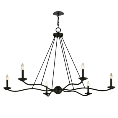 Click here for Ashley Luxe Curved Candle Chandelier  Iron prices