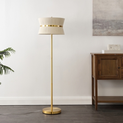 Click here for Safavieh Kora Floor Lamp  Bleached Natural/Brass prices